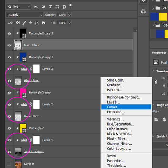 Colors separation for photos – nogloss.ca